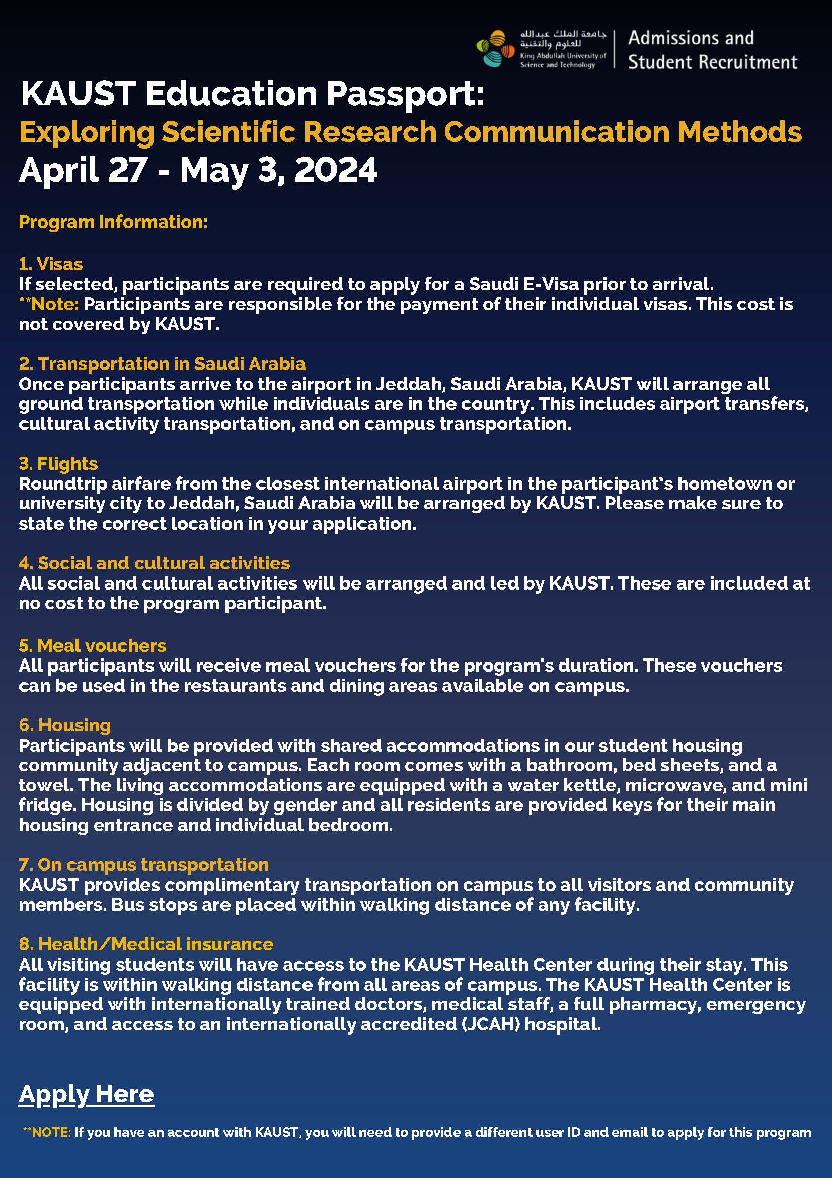 [KAUST] Call for participation of KASUT program (4/27-5/3) – 筑波大学 ...