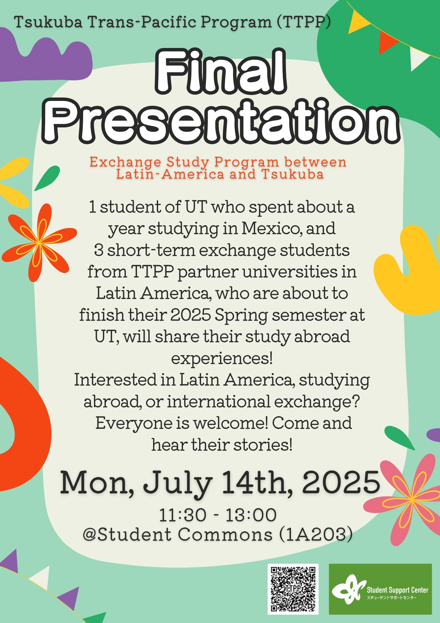【7/14(月)開催！】2025春 TTPP留学成果報告会 / 2025 Spring TTPP Final Presentation ...